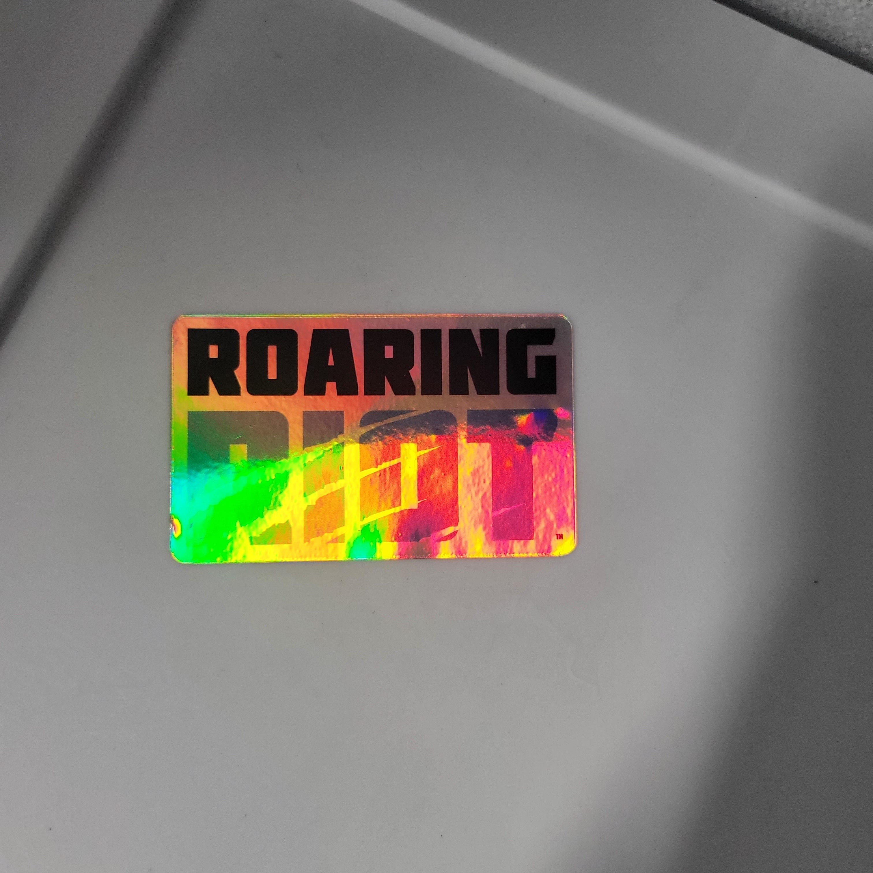 Roaring Riot Holographic Sticker