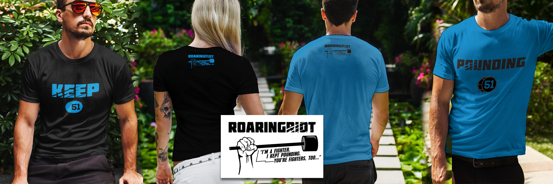 Keep/Pounding Shirt – Roaring Riot